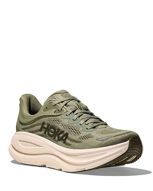 Hoka Bondi Lace-up Sneakers - Seamoss/eucalyptus