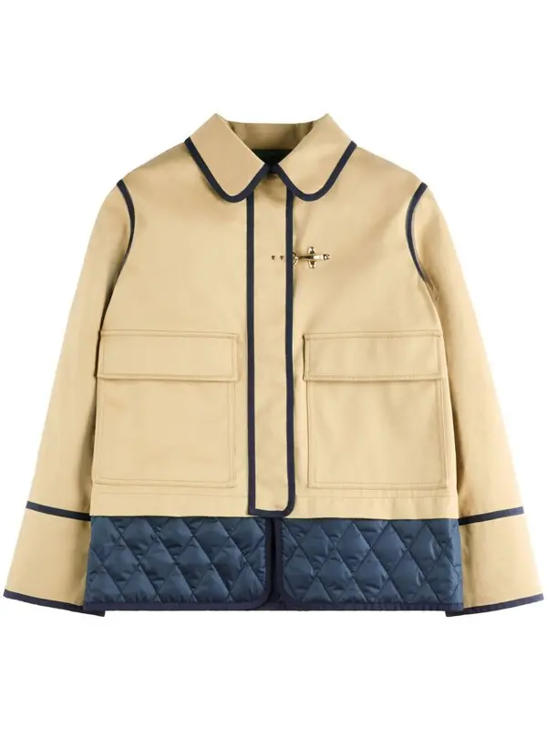 FAY Cotton Jacket - Neutrals