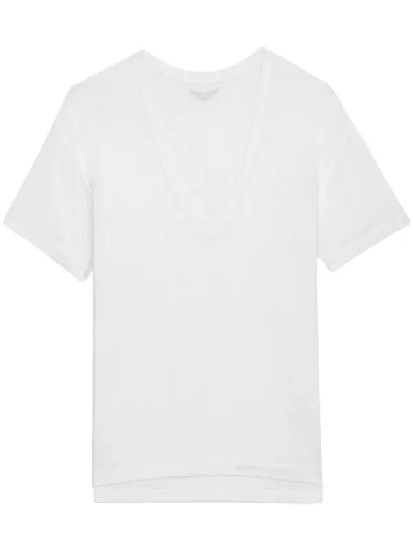 Zadig&Voltaire V-neck T-shirt - White