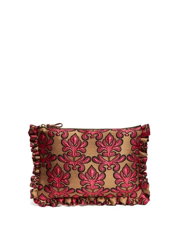 La DoubleJ Jacquard Clutch - Pink