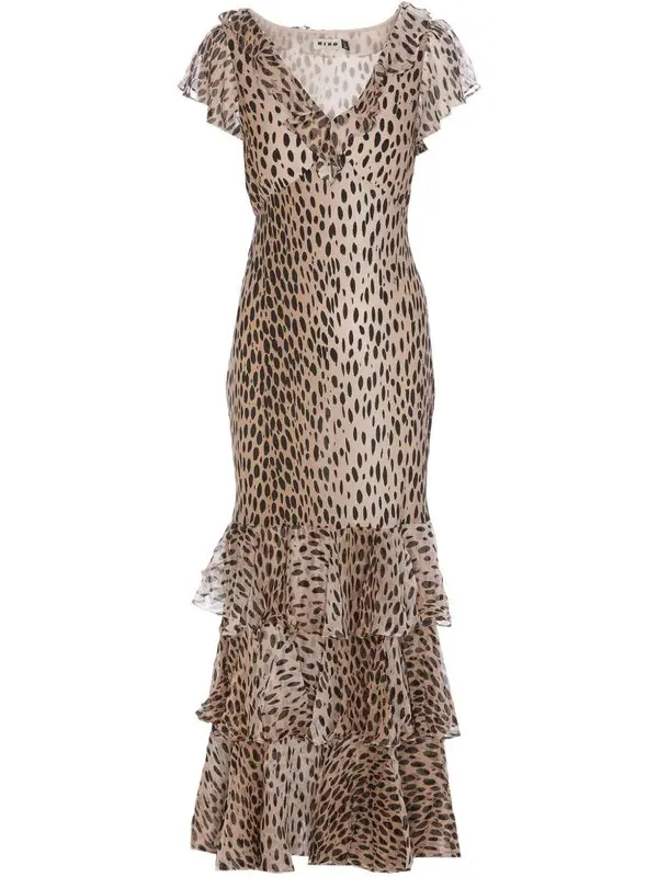 Rixo Amelie Dress - Neutrals