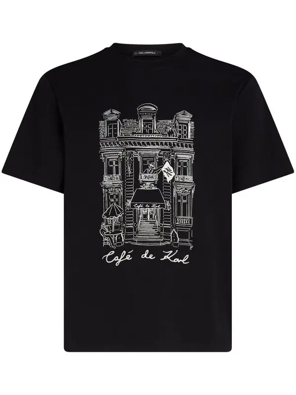 Karl Lagerfeld X Jorge Parra T-shirt - Black