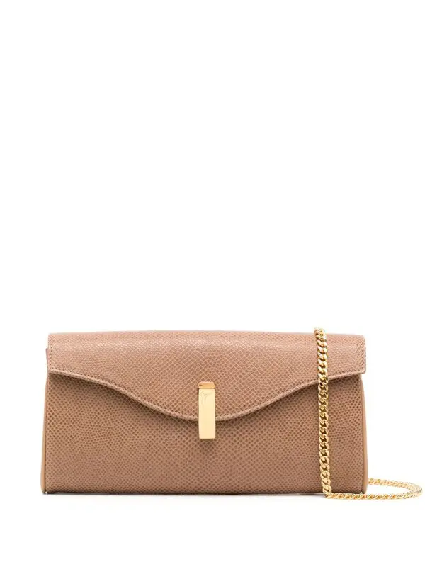 GIUSEPPE ZANOTTI Flutie Clutch Bag - Brown