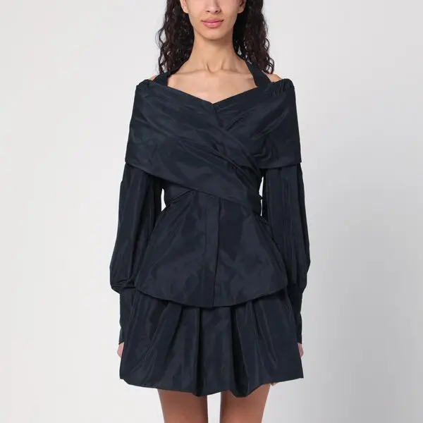 Patou Crossover Blouse - Blue