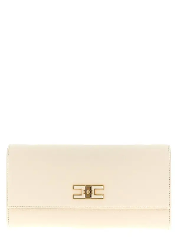 Elisabetta Franchi Clutch In White 2% Off Editorialist