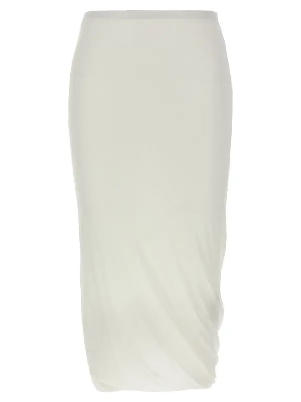 JIL SANDER Twisted Midi Skirt