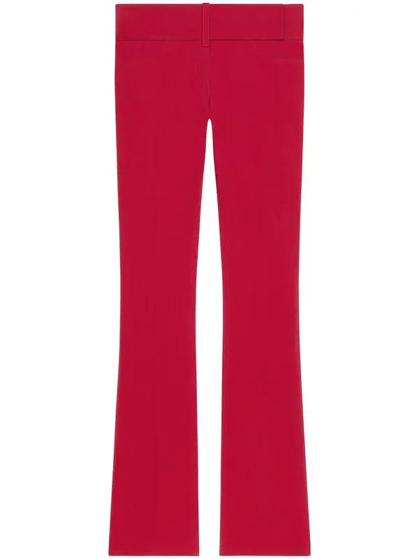 COURREGES Bootcut Trousers - Red