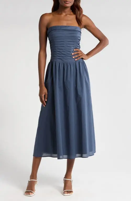 alfred sung blue dress Alice + Olivia Mila V-Neck Tie Front Tiered Mini Dress in True Blue main image 1