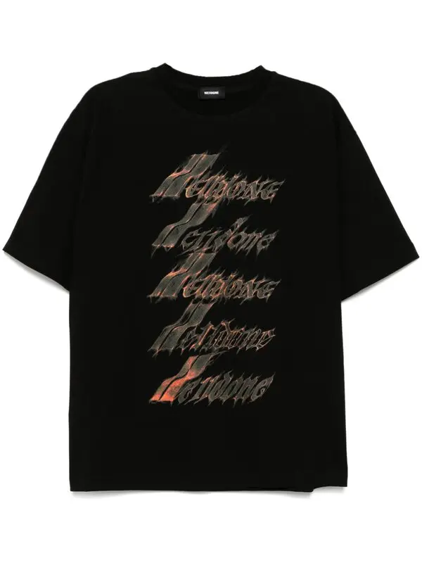 We11Done Logo Print T-shirt