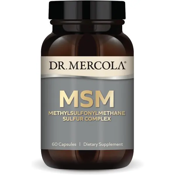 DR. MERCOLA Msm With Organic Sulfer Complex 60 Capsules