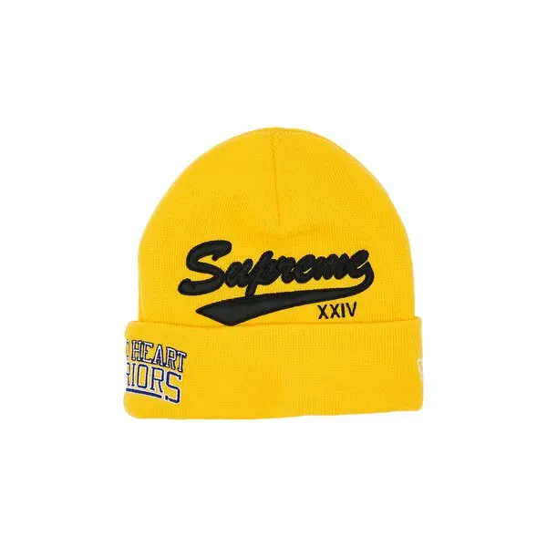Supreme X New Era Salvation Beanie - Gold