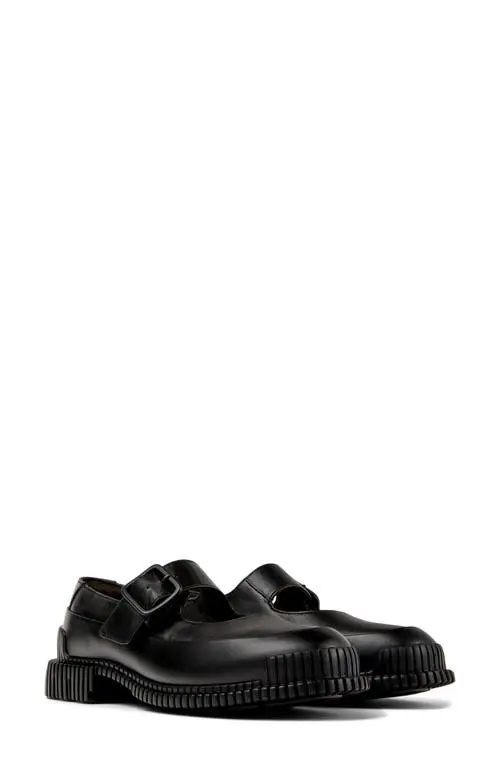 Camper Pix Mary Jane Flat - Black
