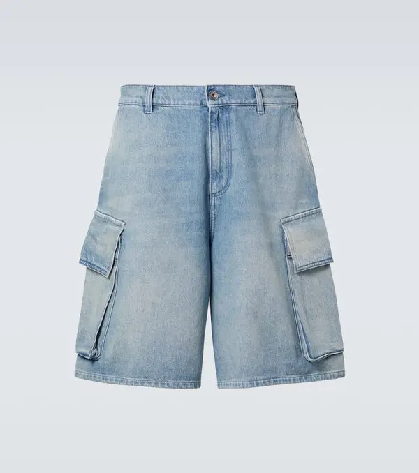 JW Anderson Denim Cargo Shorts - Blue