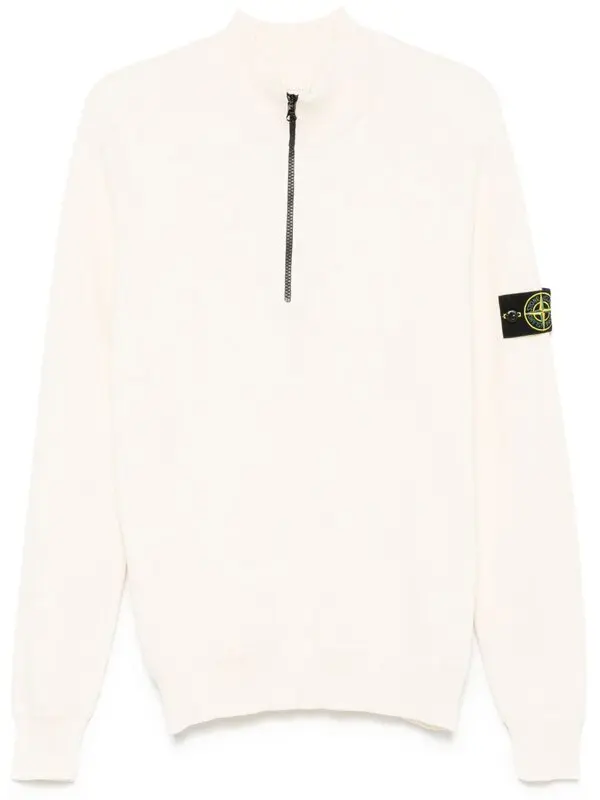 Stone Island Fine-ribbed Sweater - Neutrals