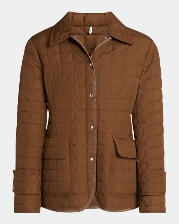 Moncler Epinal Padded Jacket - Cognac