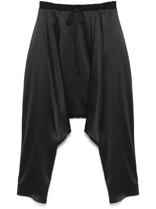 Alchemy Fashions Drop-crotch Trousers - Black