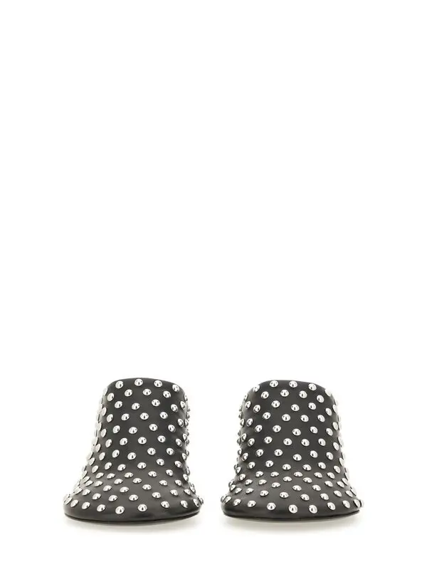 JIL SANDER Studded Leather Sabot