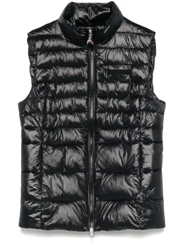 Patrizia Pepe Logo-patch Gilet - Black