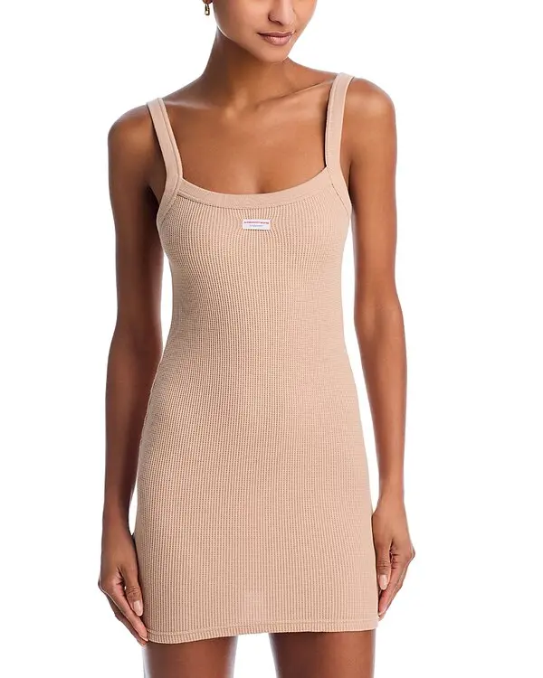 Alexander Wang Waffle Cami Chemise - Doeskin