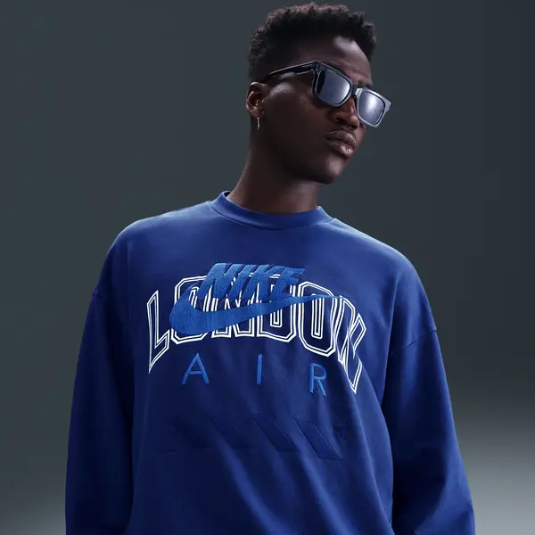 Nike London Fleece Crew - Blue