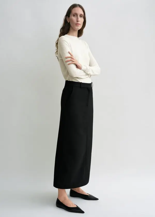 TOTÊME Fine Crew Knit - Ecru