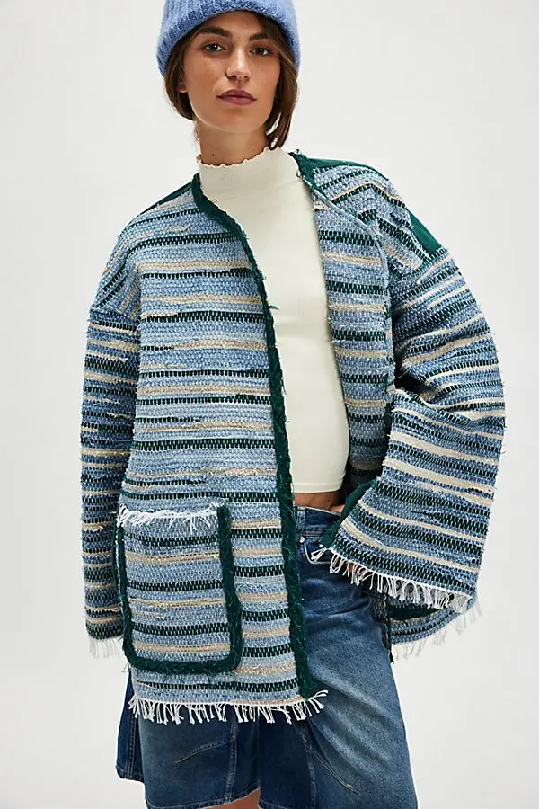 KSENIASCHNAIDER Hand-crafted Zero Waste Poncho