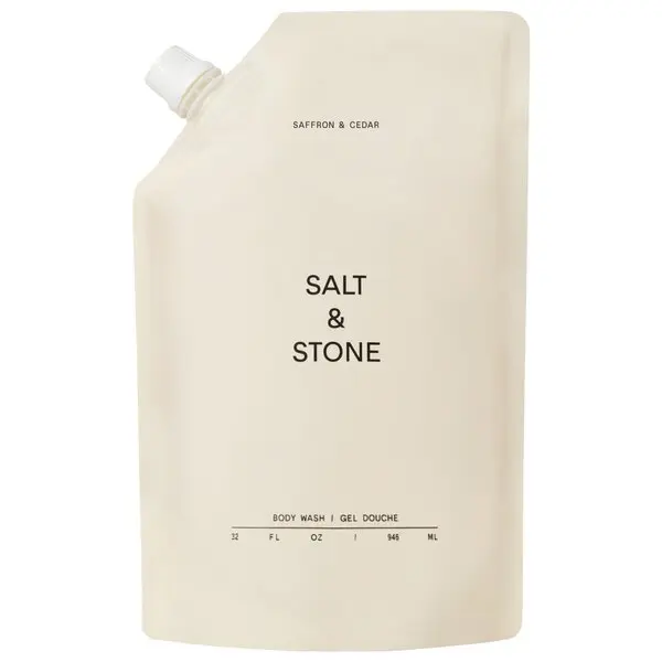 SALT & STONE Saffron & Cedar Body Wash With Niacinamide + Probiotics
