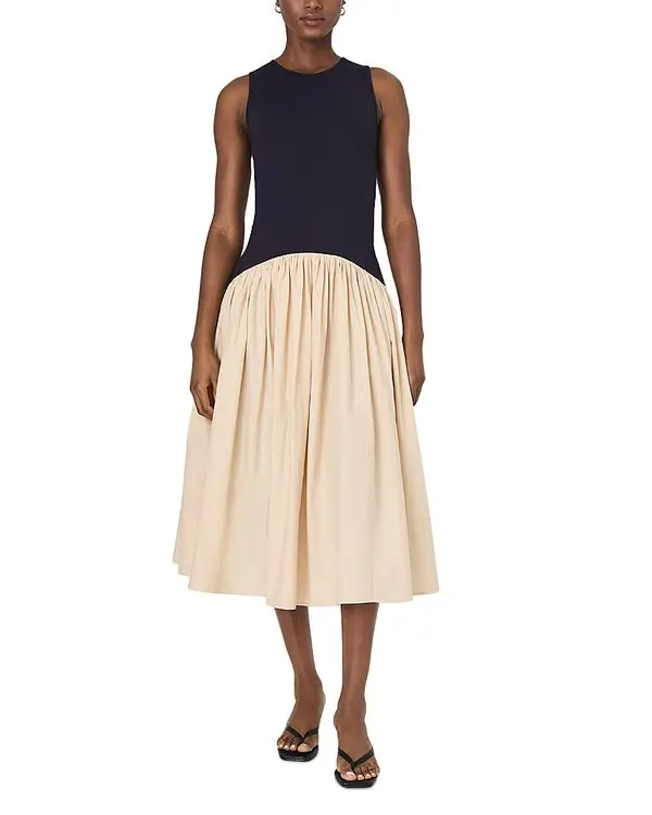 French Connection Kayle Jia Mix Midi Dress