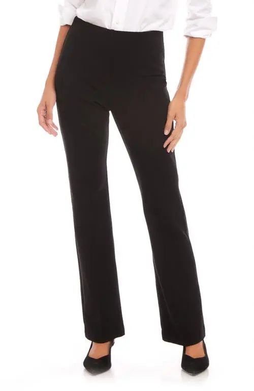 Karen Kane Stretch Twill Bootcut Trousers - Black