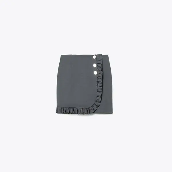 Tory Burch Nylon Ruffle Skirt