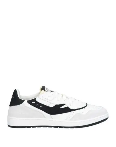 RUN OF Leather Low-top Sneakers - White