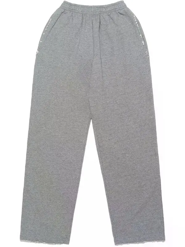 MAINLESS Distressed Track Trousers - Grey