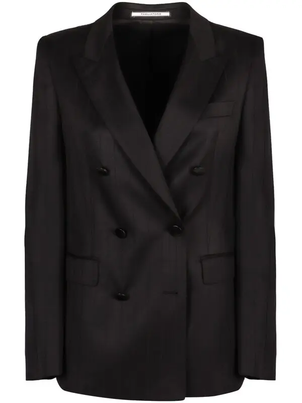 Tagliatore Striped Double-breasted Blazer