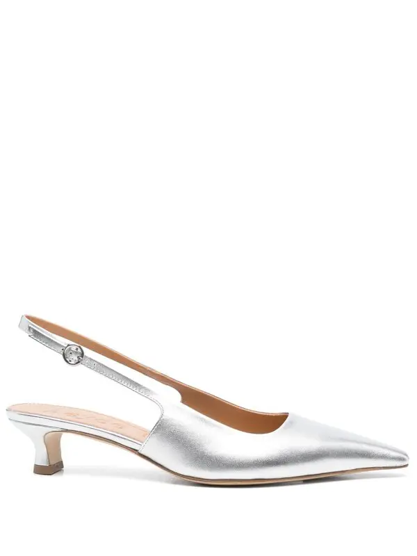 AeydĒ 45mm Catrina Slingback Pumps - Grey