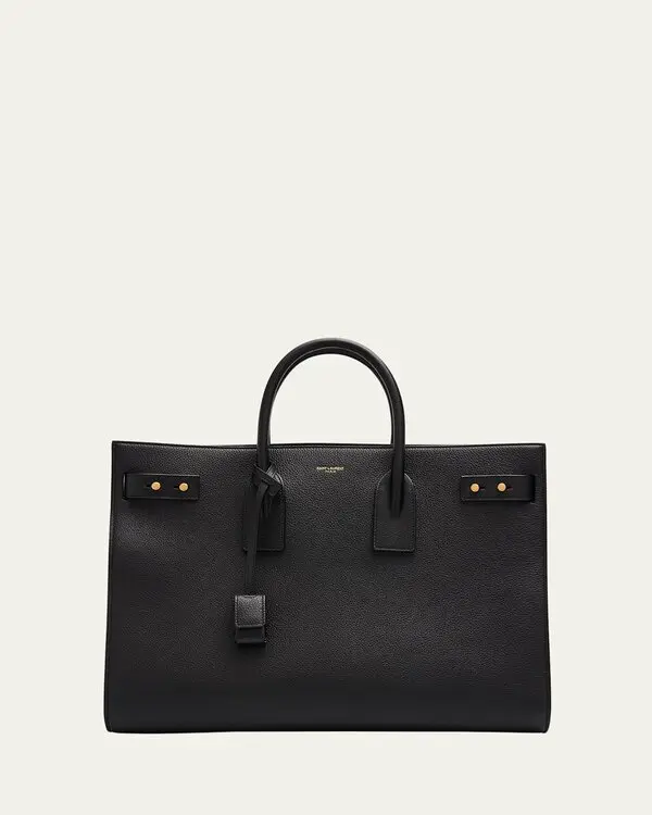 Saint Laurent Sac De Jour Large Tote Bag - Nero