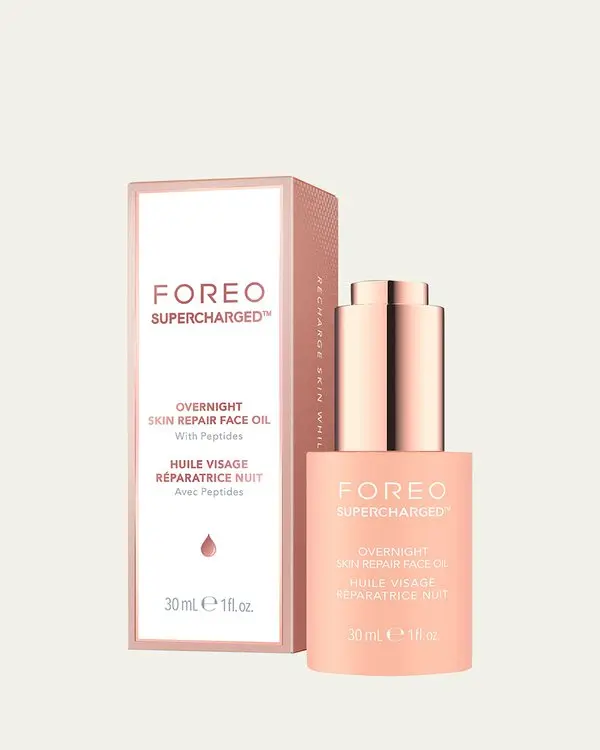 Foreo Supercharged Overnight Skin Repair Face Oil, 1 Oz - One-color