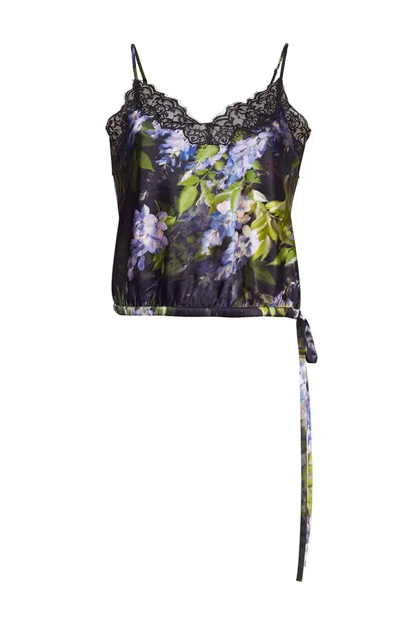 Cara Cara Cordoba Lace Cami - Wisteria Black