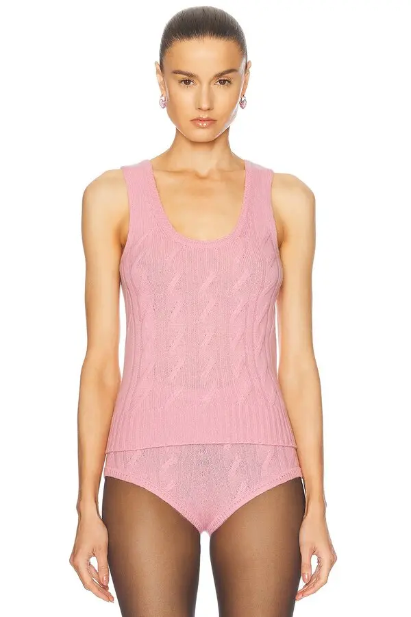 Blumarine Knit Tank Top