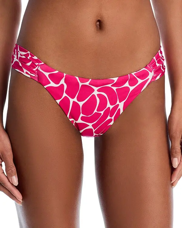 PALMACEA Vichy Bikini Bottom - Uma Fuchsia