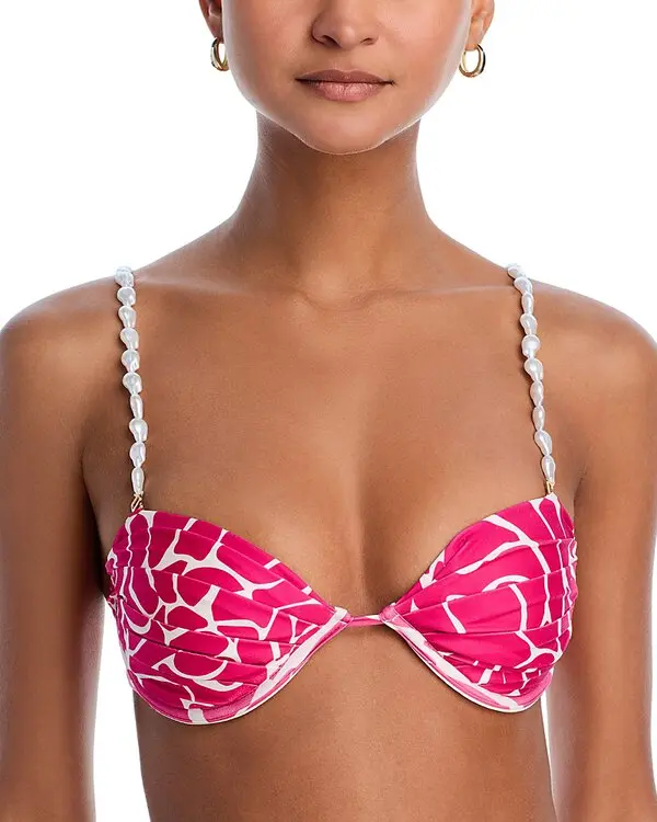 PALMACEA Alicia Bikini Top - Uma Fuchsia