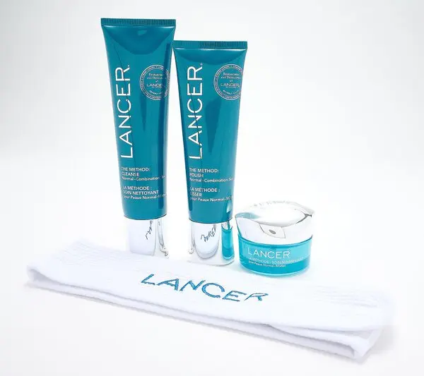 LANCER SKINCARE Lancer The Method Special Edition 3pc Kit W/ Headband