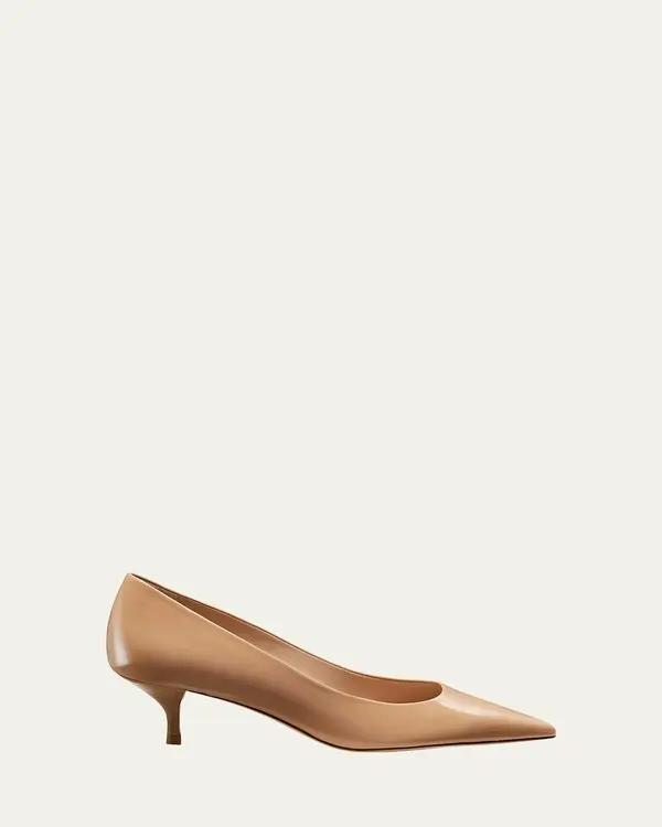 STUART WEITZMAN Patent Kitten Pumps