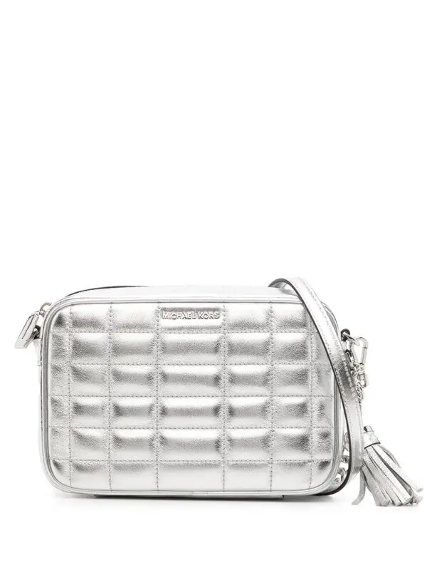 Michael Kors Jet Set Crossbody Bag - Silver
