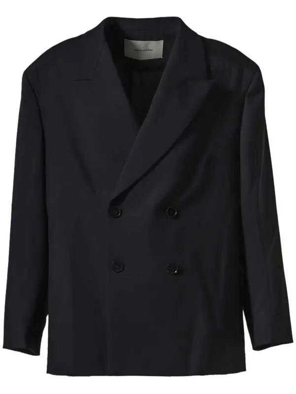 ENTIRE STUDIOS Wool Double-breasted Blazer