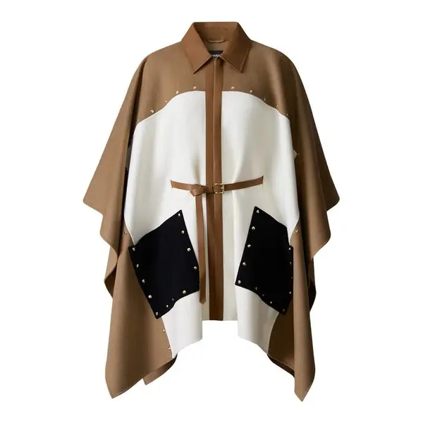 Mackage Moly Studded Wool Cape Jacket