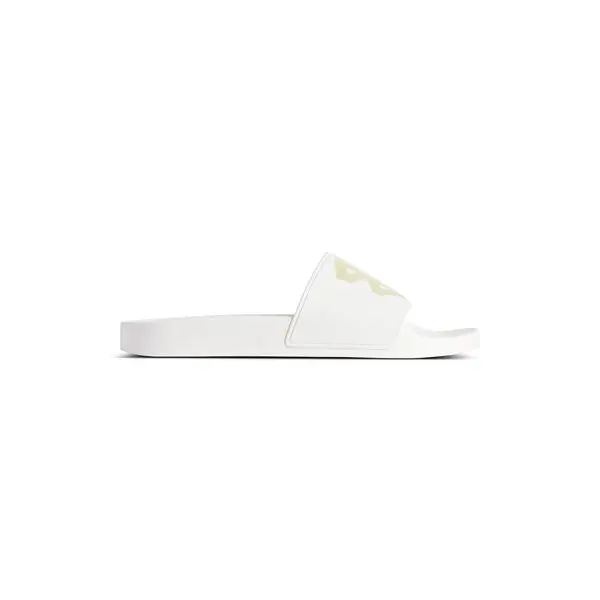 Balenciaga Pool Slide Sandal - White