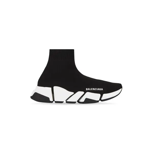 Balenciaga Speed 2.0 Knit Sneakers - Black