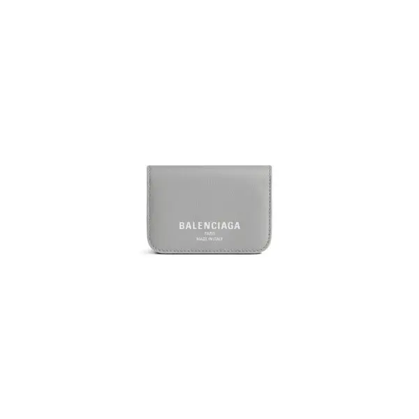 Balenciaga Cash 2.0 Mini Wallet - Grey & Silver