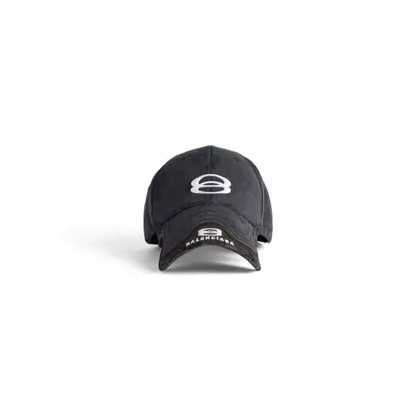 Balenciaga Unity Sports Icon Cap - Black | Editorialist