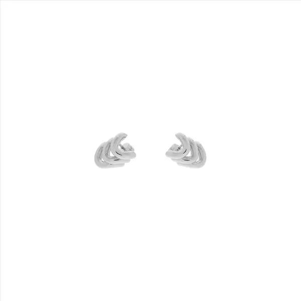 Balenciaga Loop Trio Earrings - Silver